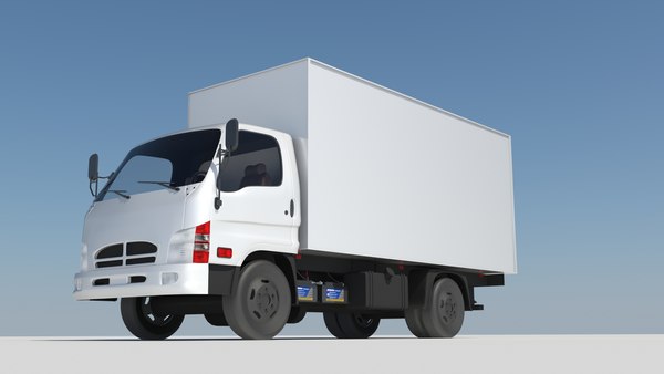 3d model cargo truck