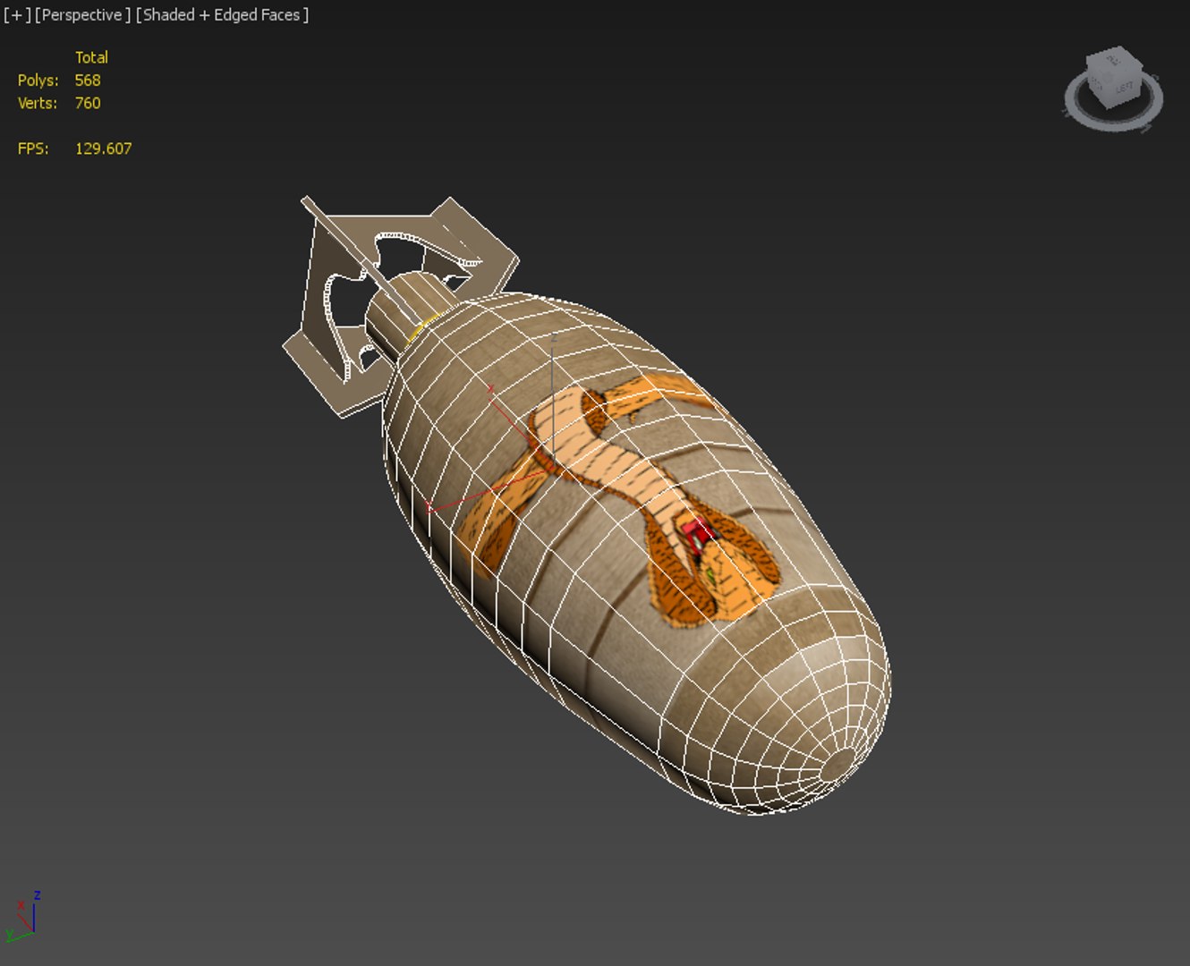 plane bombs 3d model