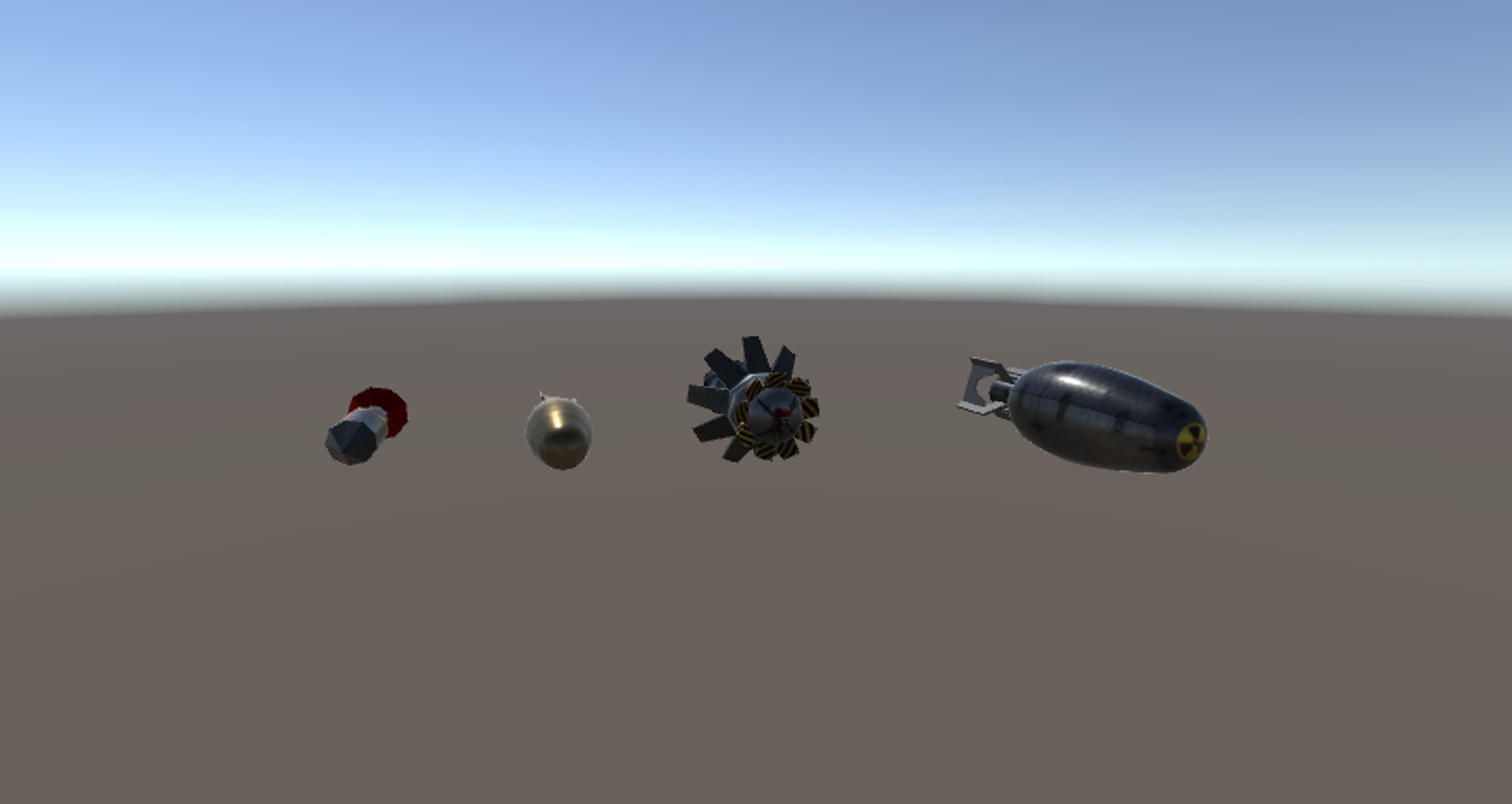 plane bombs 3d model