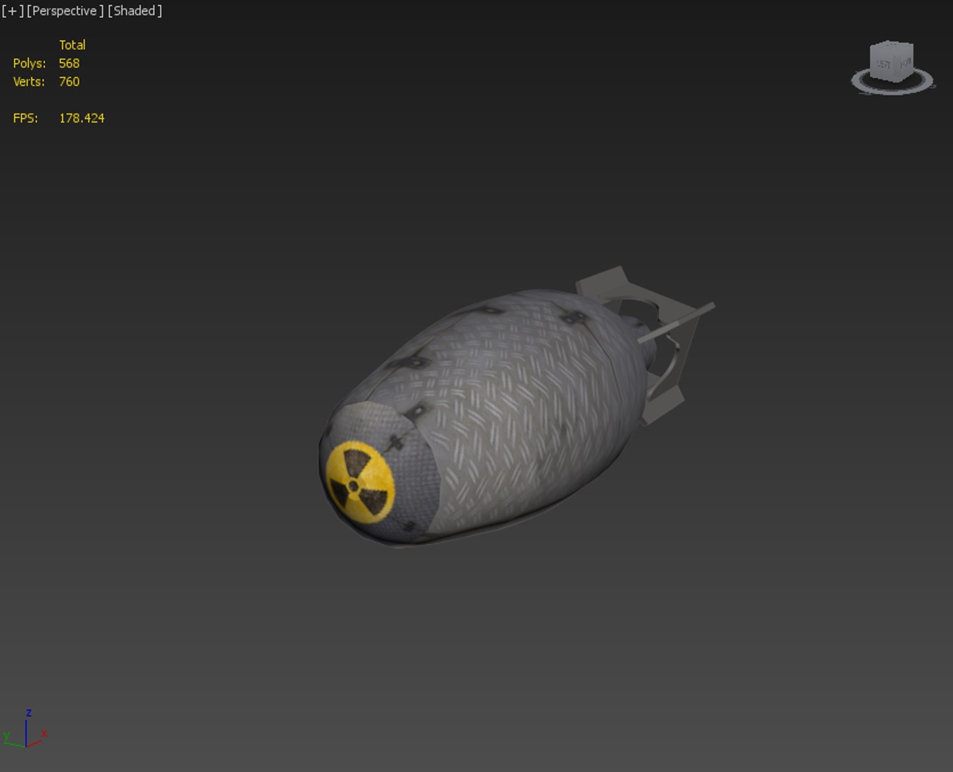 plane bombs 3d model