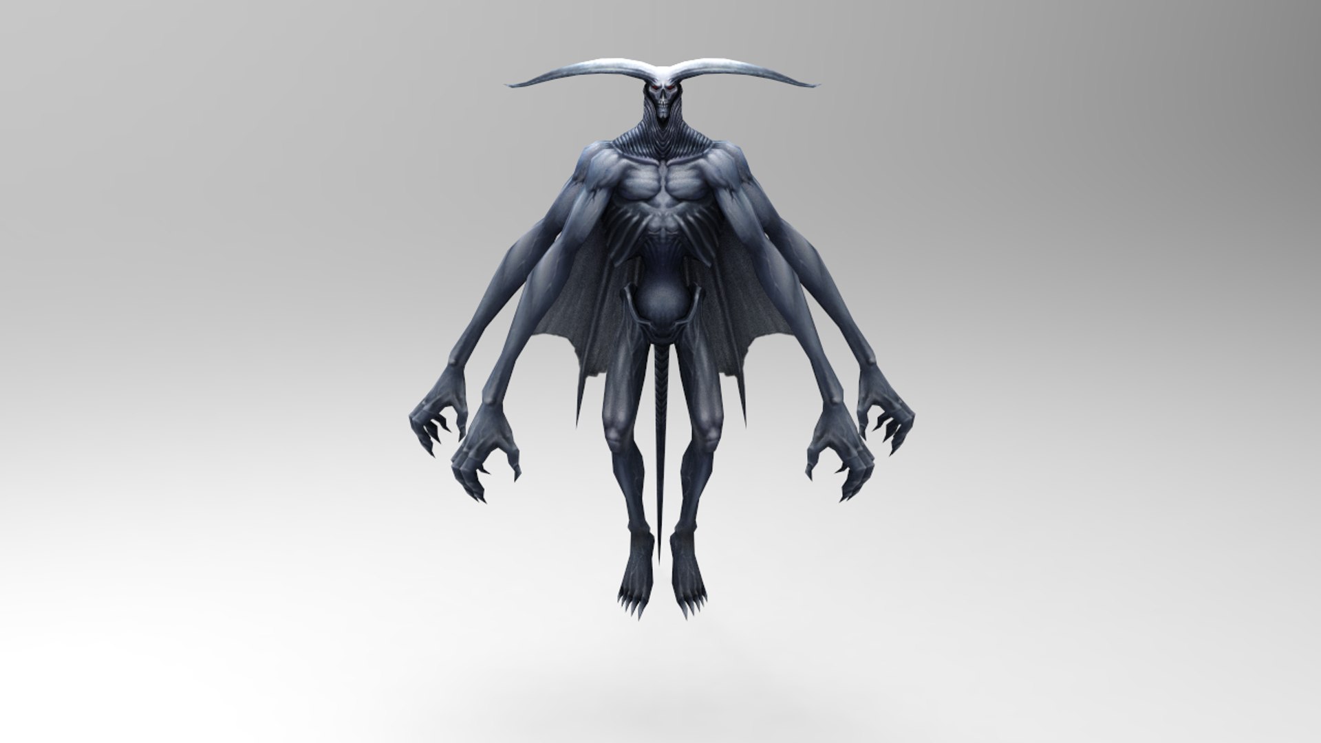 3d monster character model