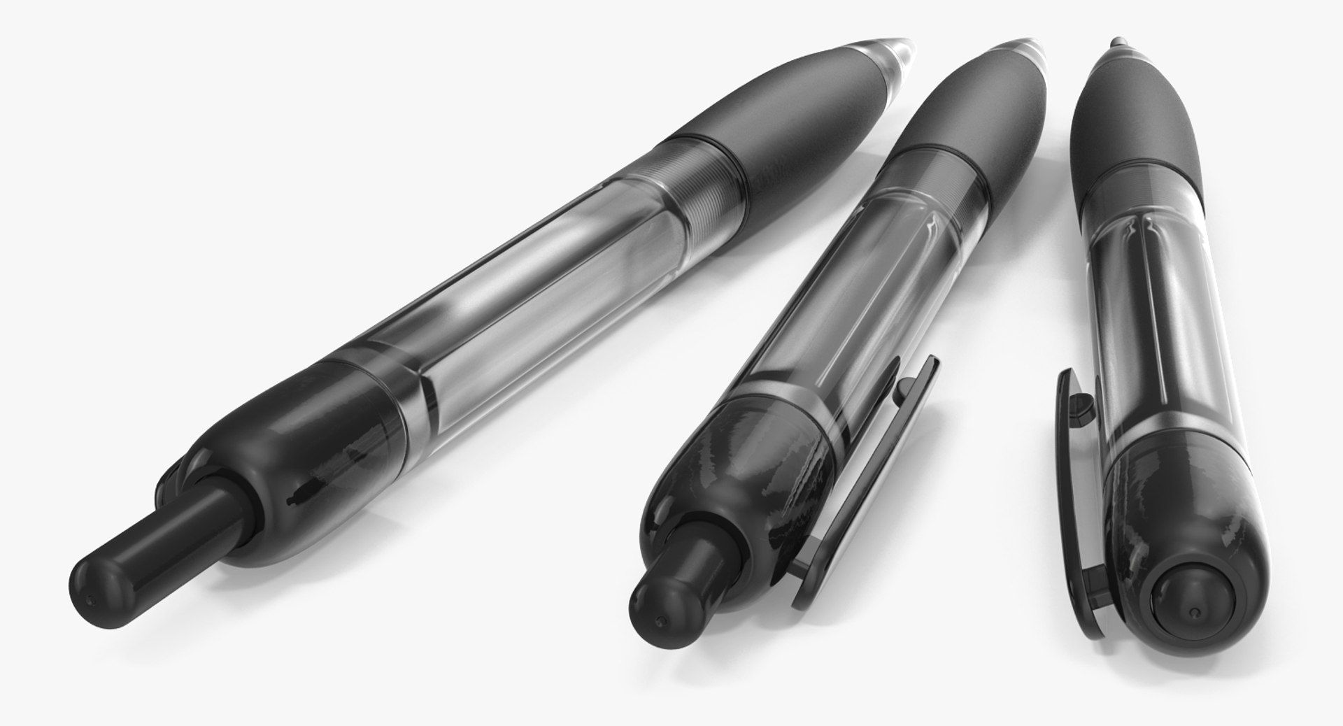 3D ballpoint retractable pen - TurboSquid 1203617