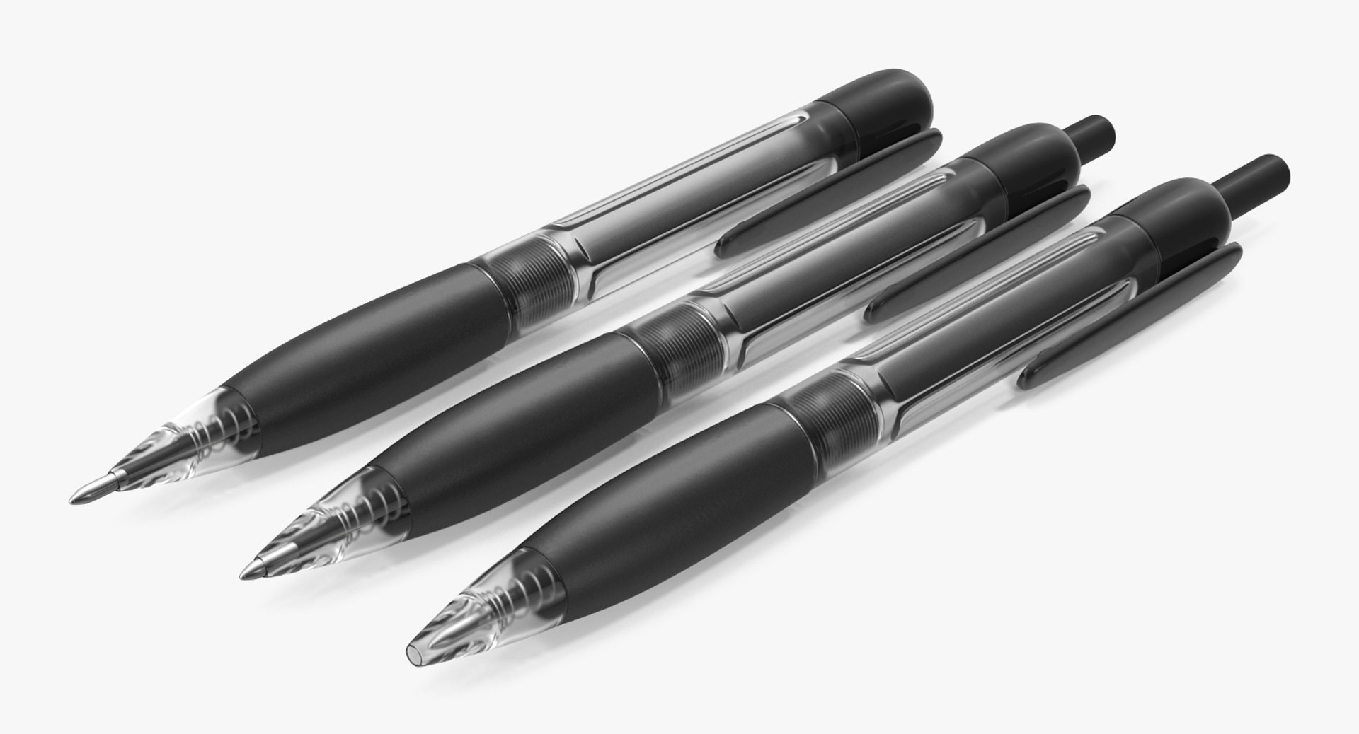 3D ballpoint retractable pen - TurboSquid 1203617