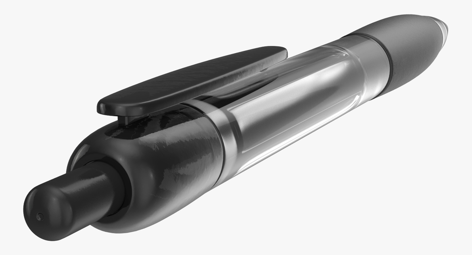 3D ballpoint retractable pen - TurboSquid 1203617