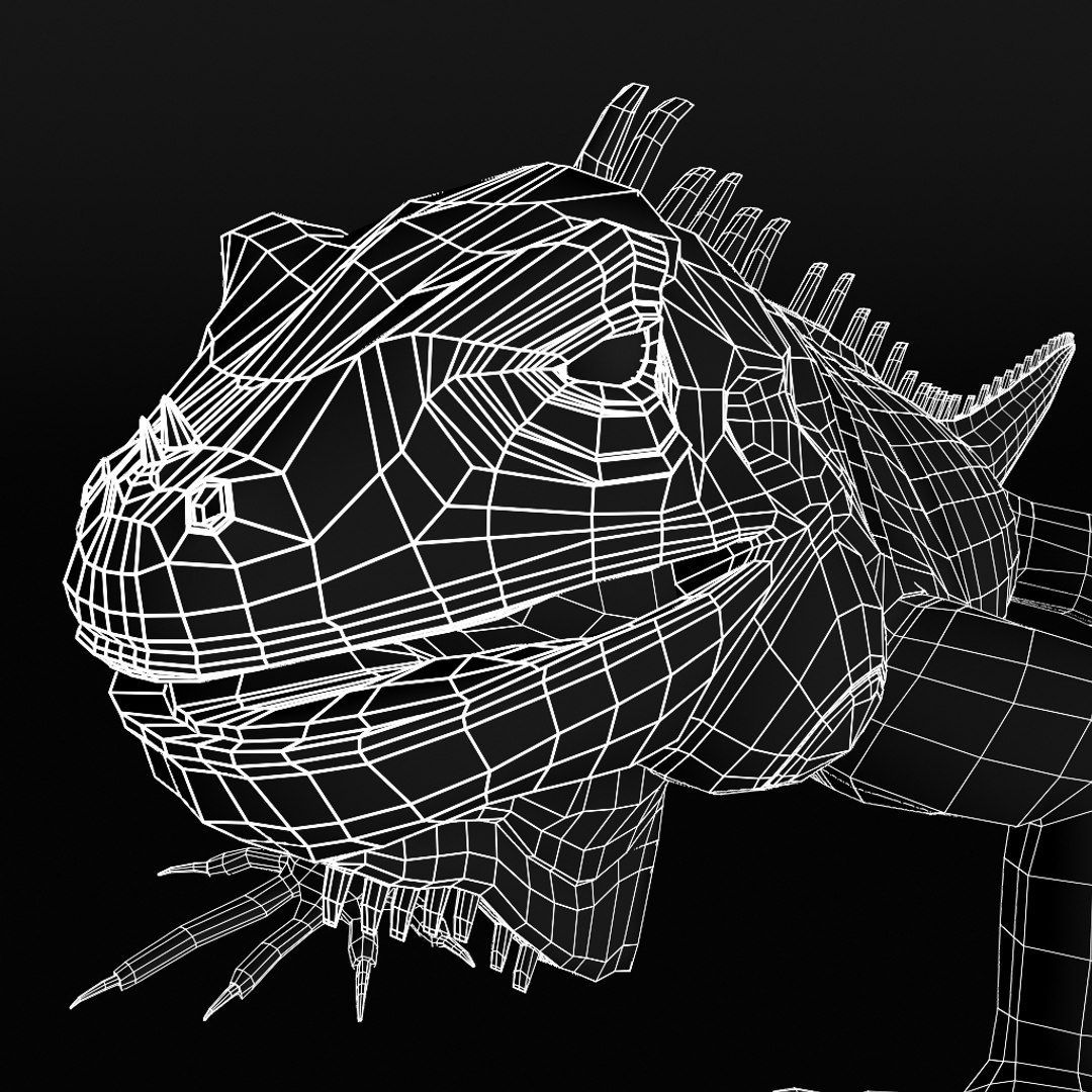Iguana 3d Model