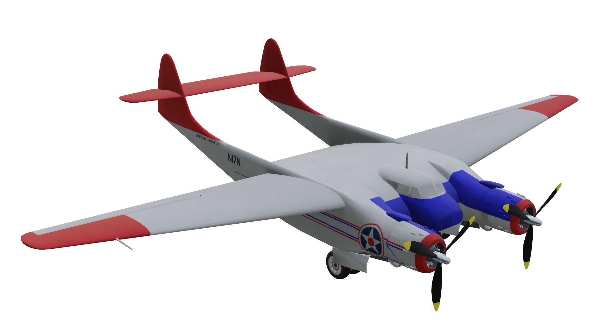 3d Model Burnelli Cby 3 Loadmaster Turbosquid 2339638