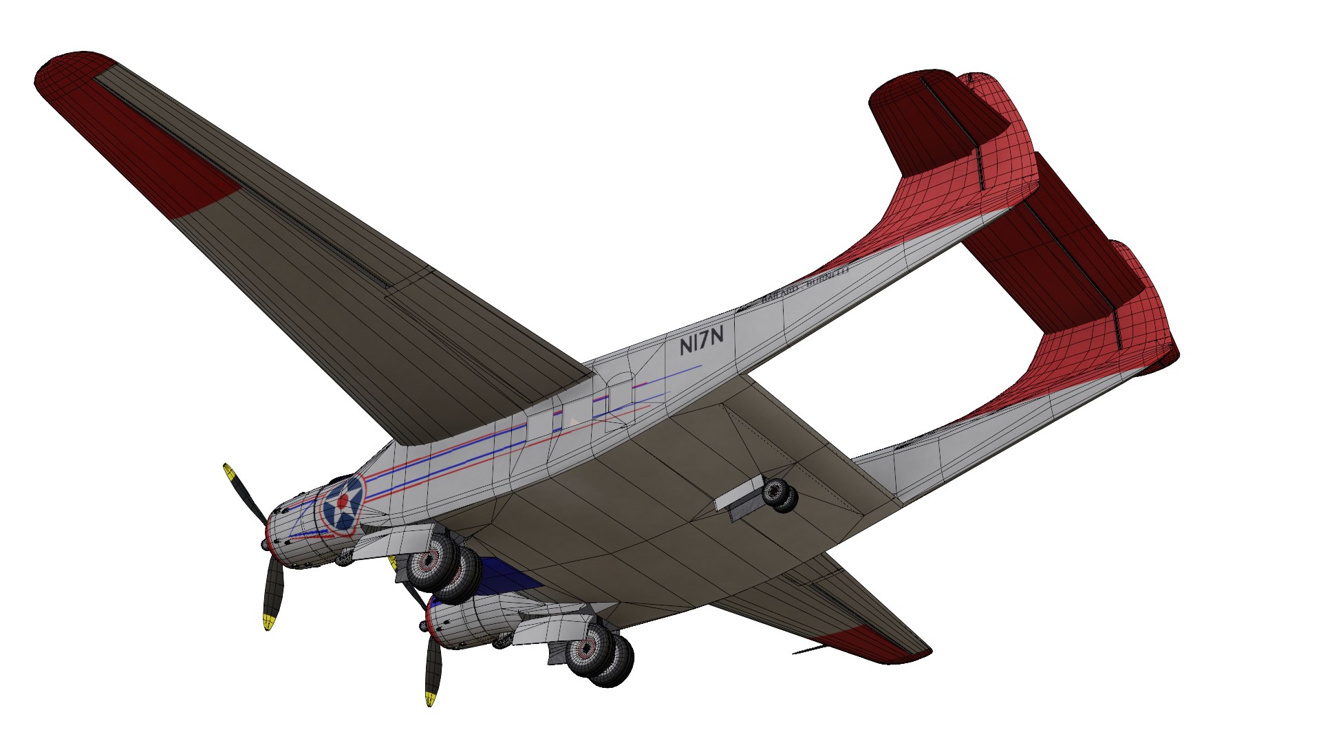 3D Model Burnelli CBY-3 Loadmaster - TurboSquid 2339638