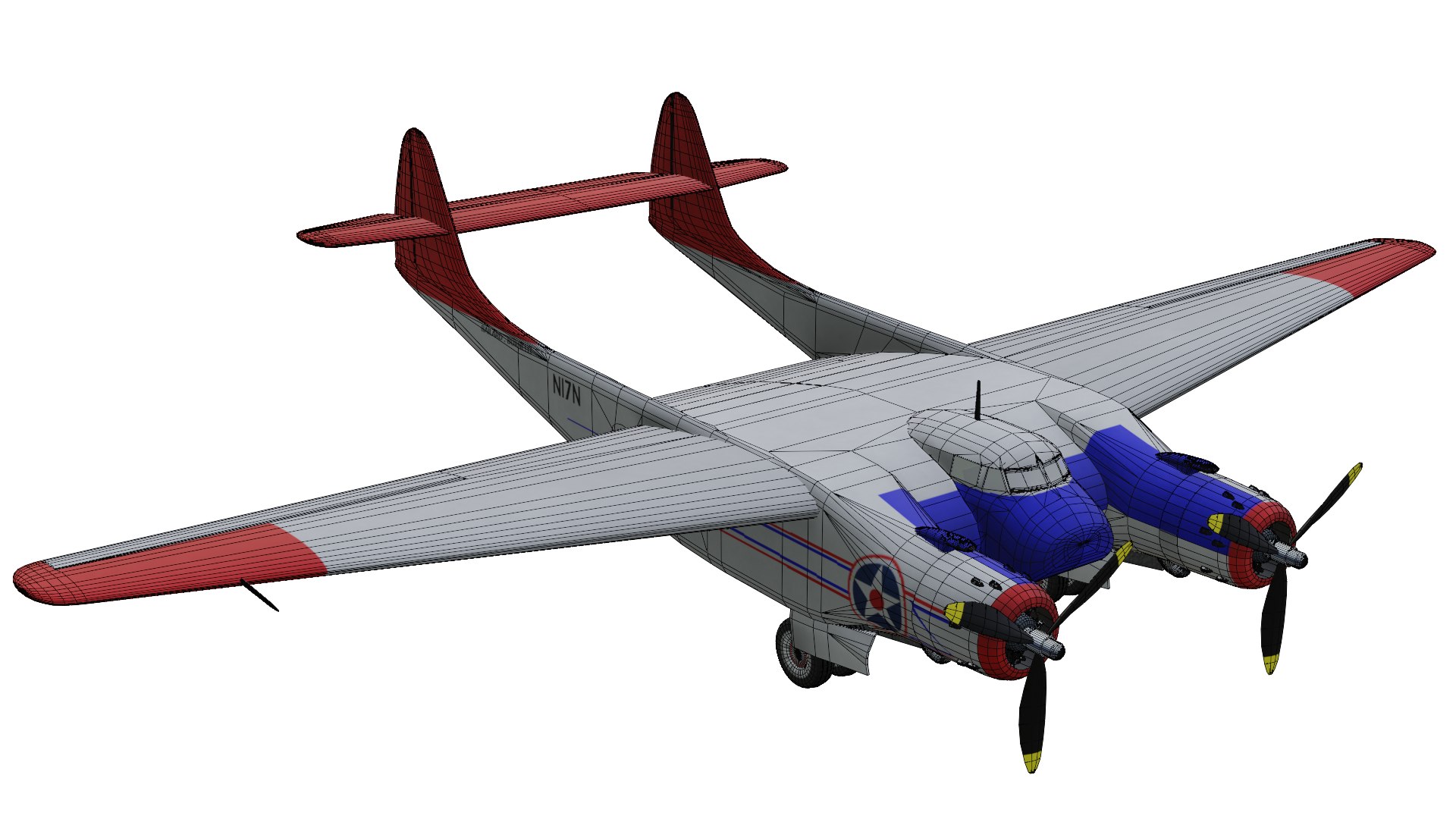 3D Model Burnelli CBY-3 Loadmaster - TurboSquid 2339638