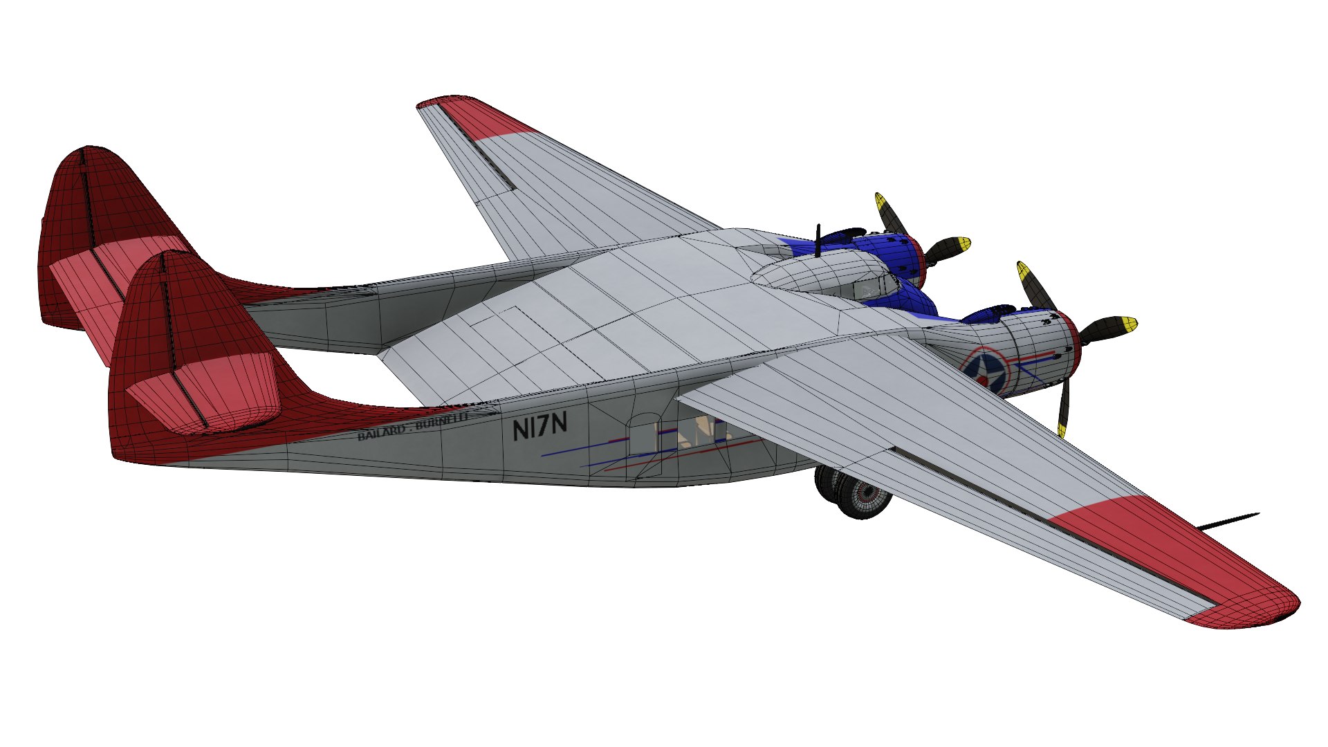 3D Model Burnelli CBY-3 Loadmaster - TurboSquid 2339638