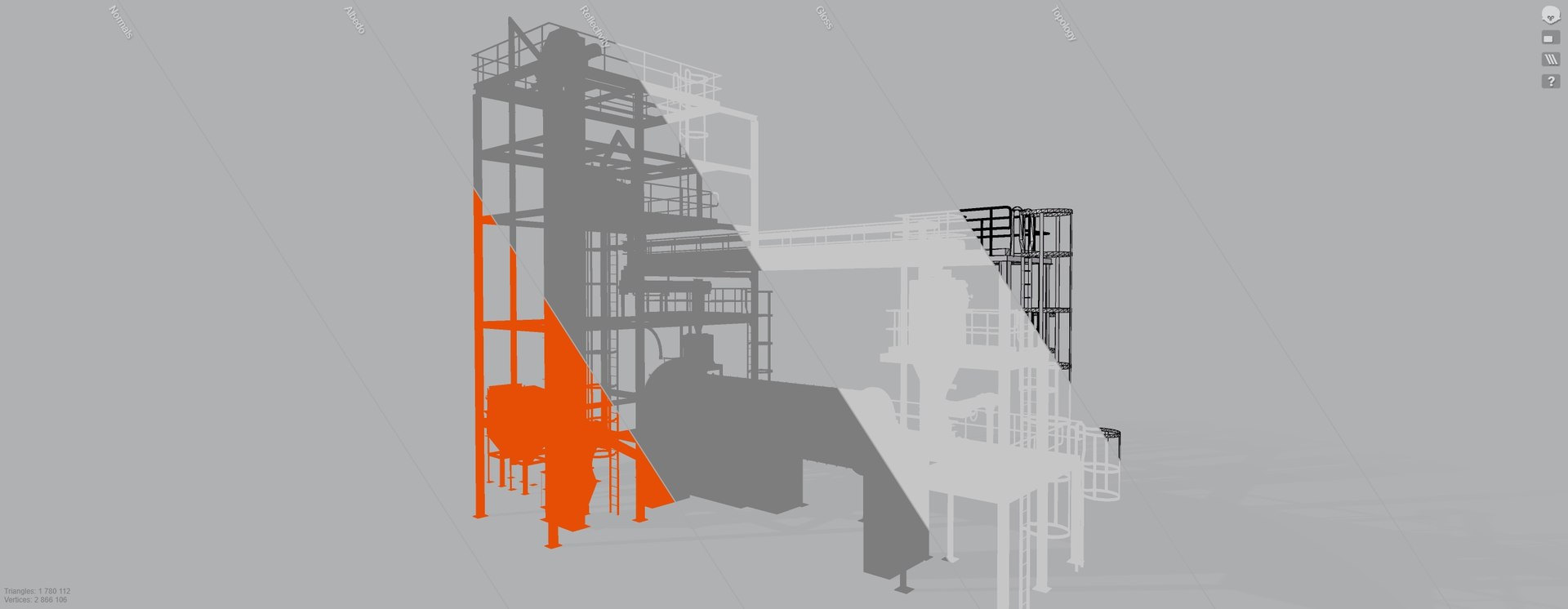 3D Industrial Flour Mill Model - TurboSquid 1925806