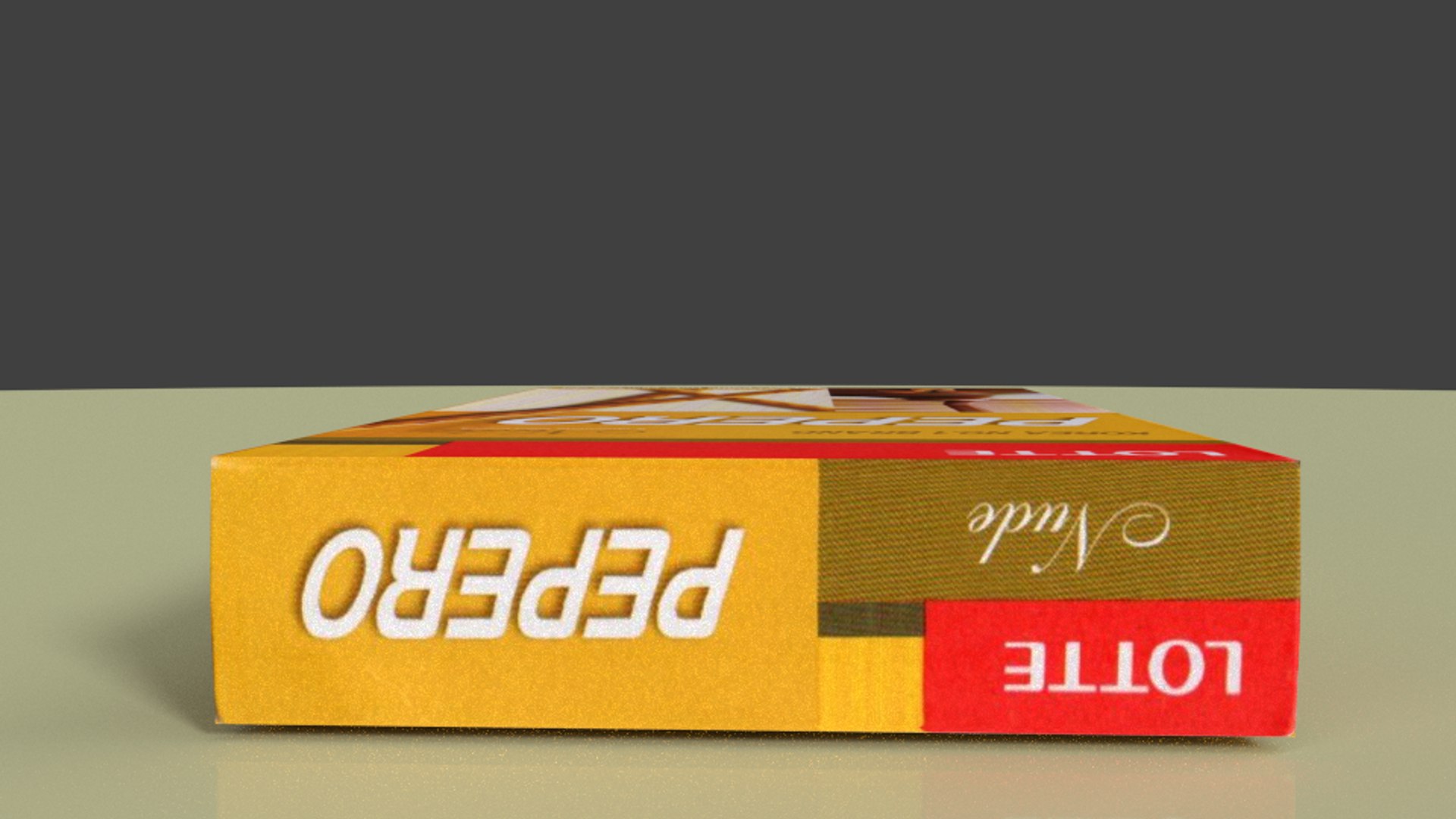 3d model lotte pepero