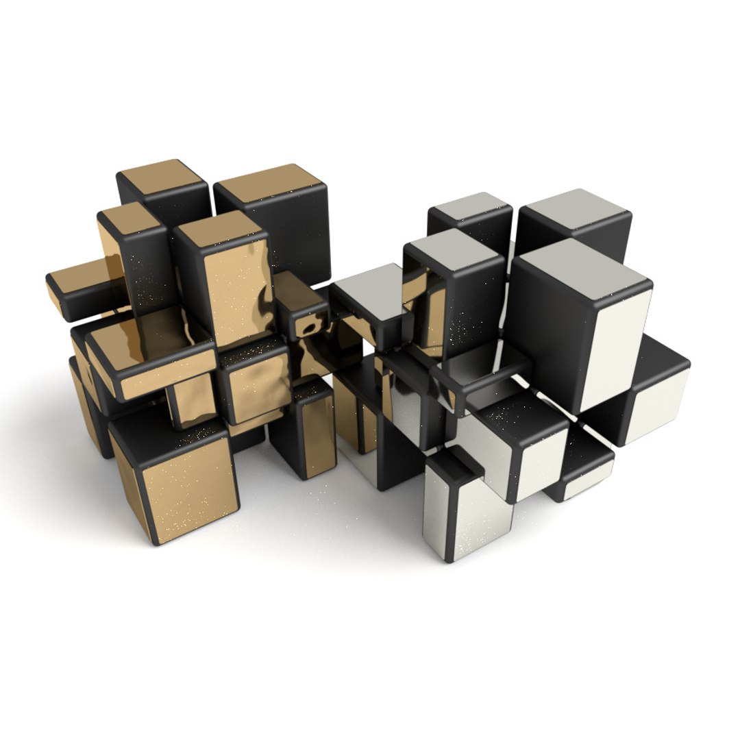Rare Cube Puzzle Toy 3D Model - TurboSquid 1164899