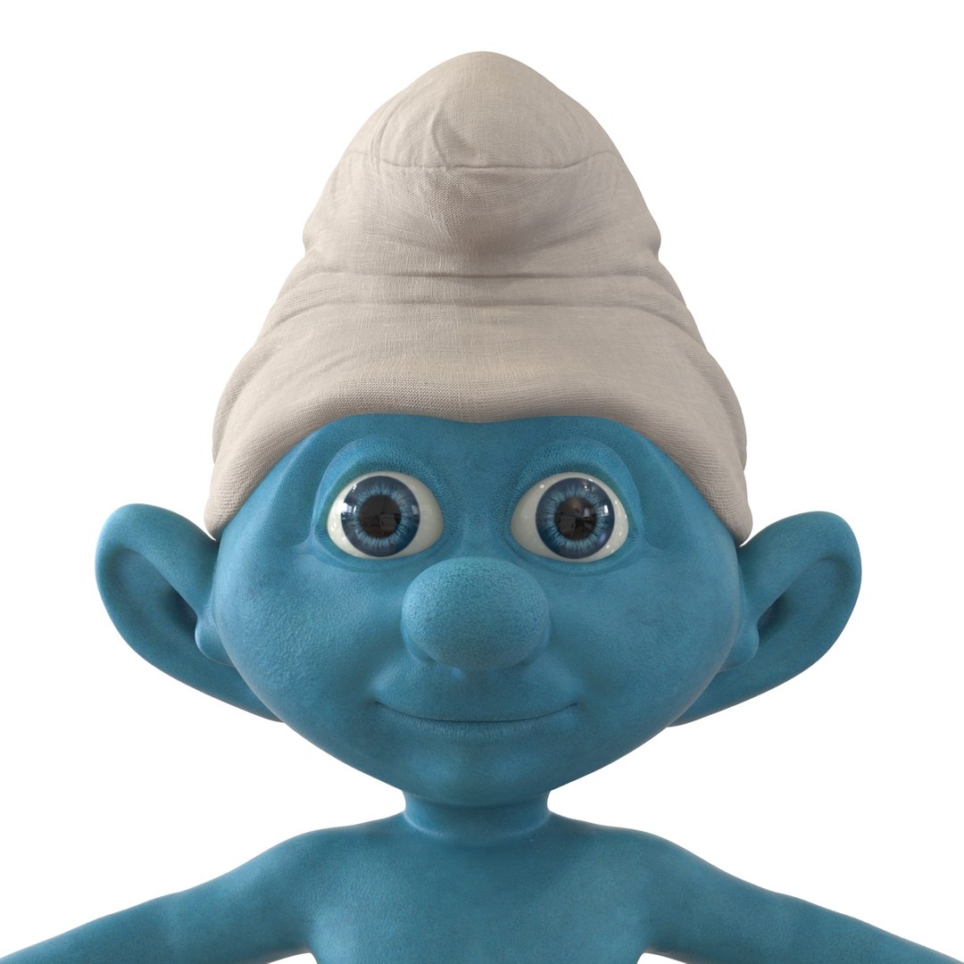 smurf realistic 3d model