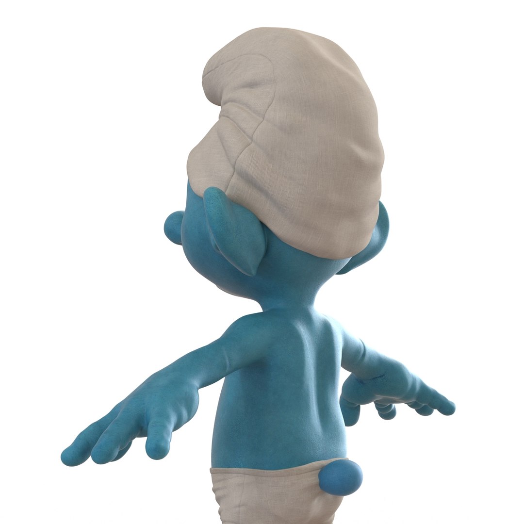 Smurf Realistic 3d Model