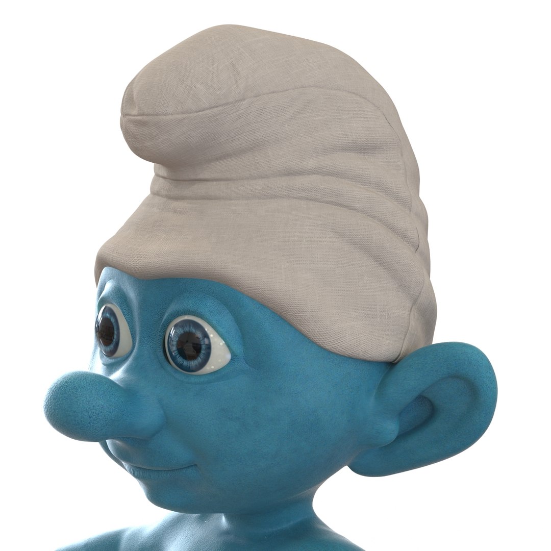 smurf realistic 3d model