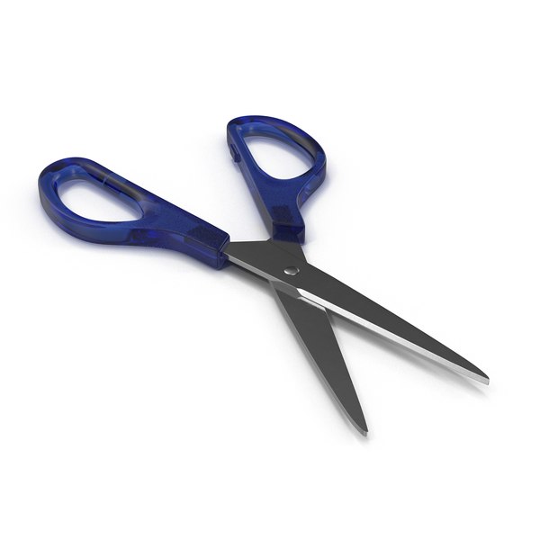 Scissors blue model - TurboSquid 1313883