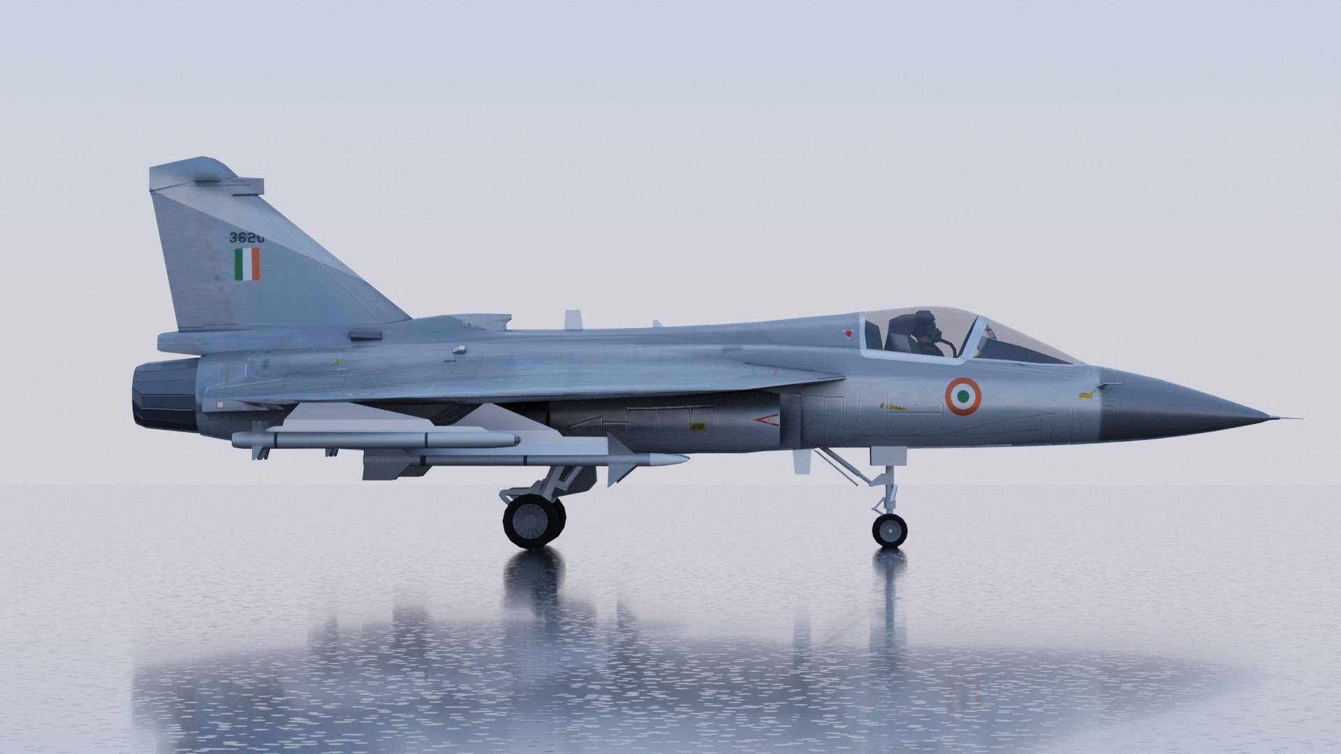 3D HAL Tejas - TurboSquid 2190424