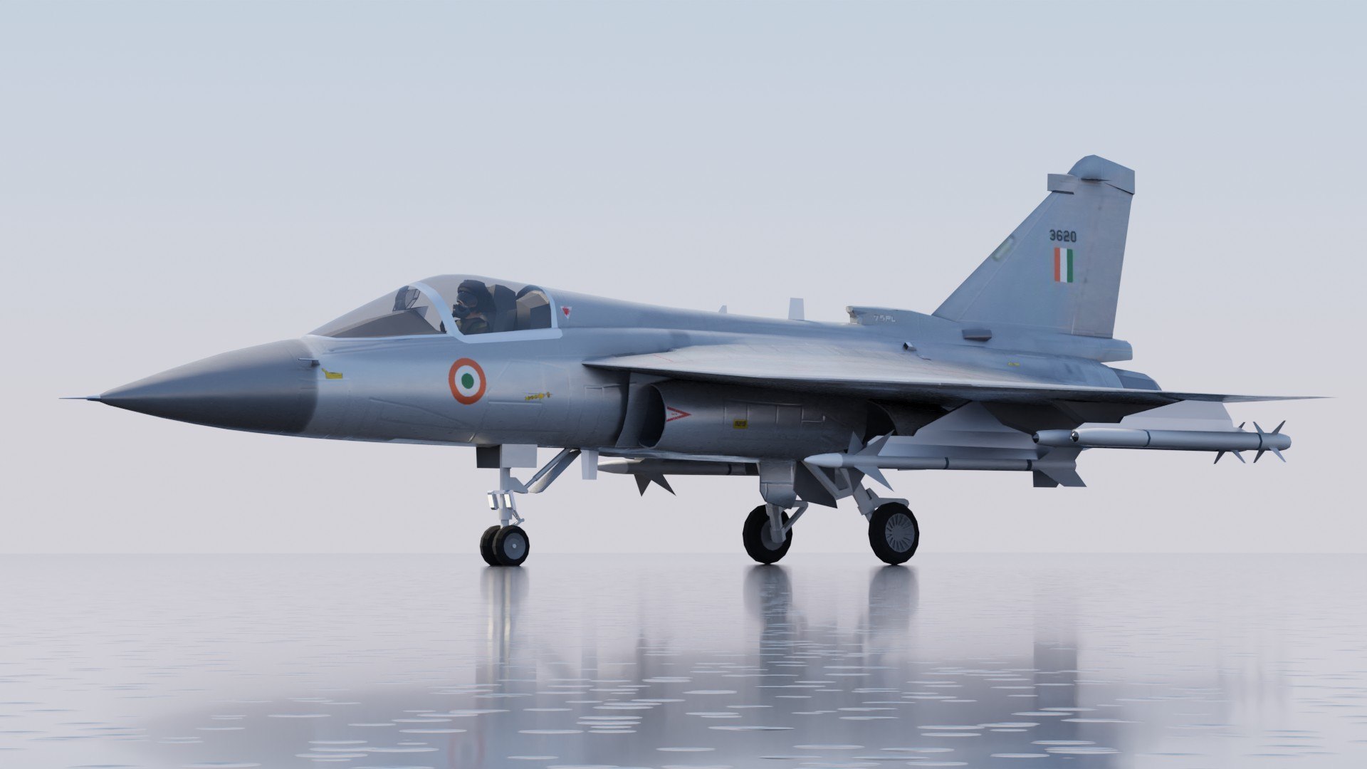 3D HAL Tejas - TurboSquid 2190424
