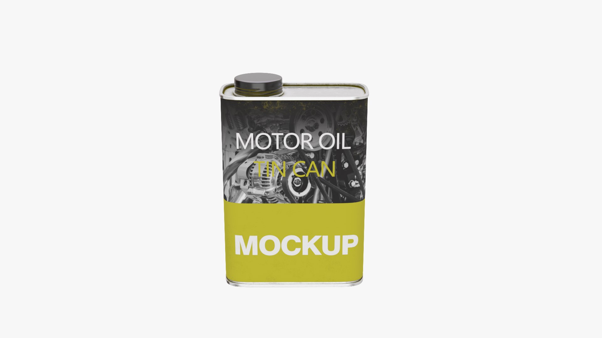 3D Motor Oil Square Can - TurboSquid 1843475