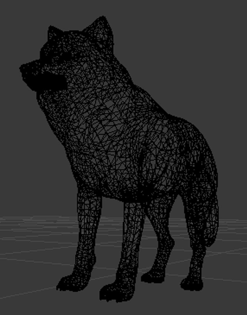 3D Model Realistic Grey Wolf - TurboSquid 1368292