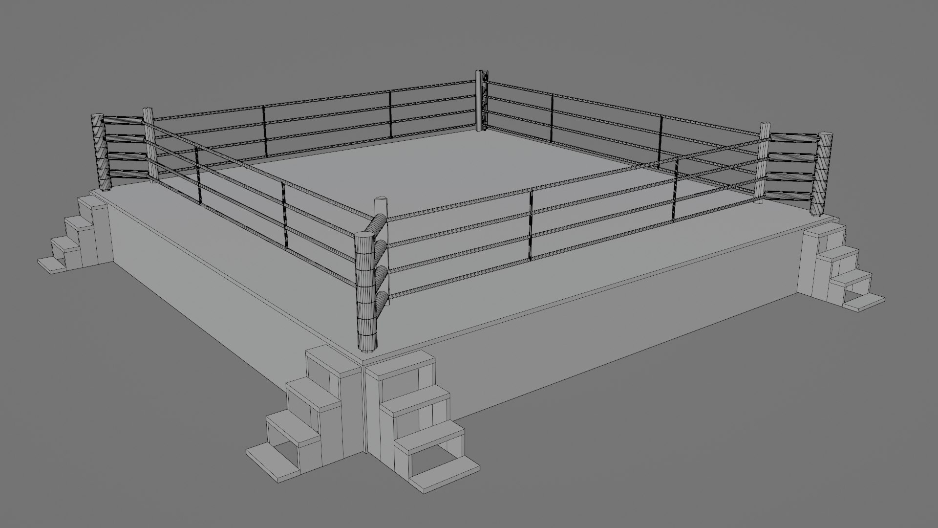 Boxing Ring 3D - TurboSquid 2162236