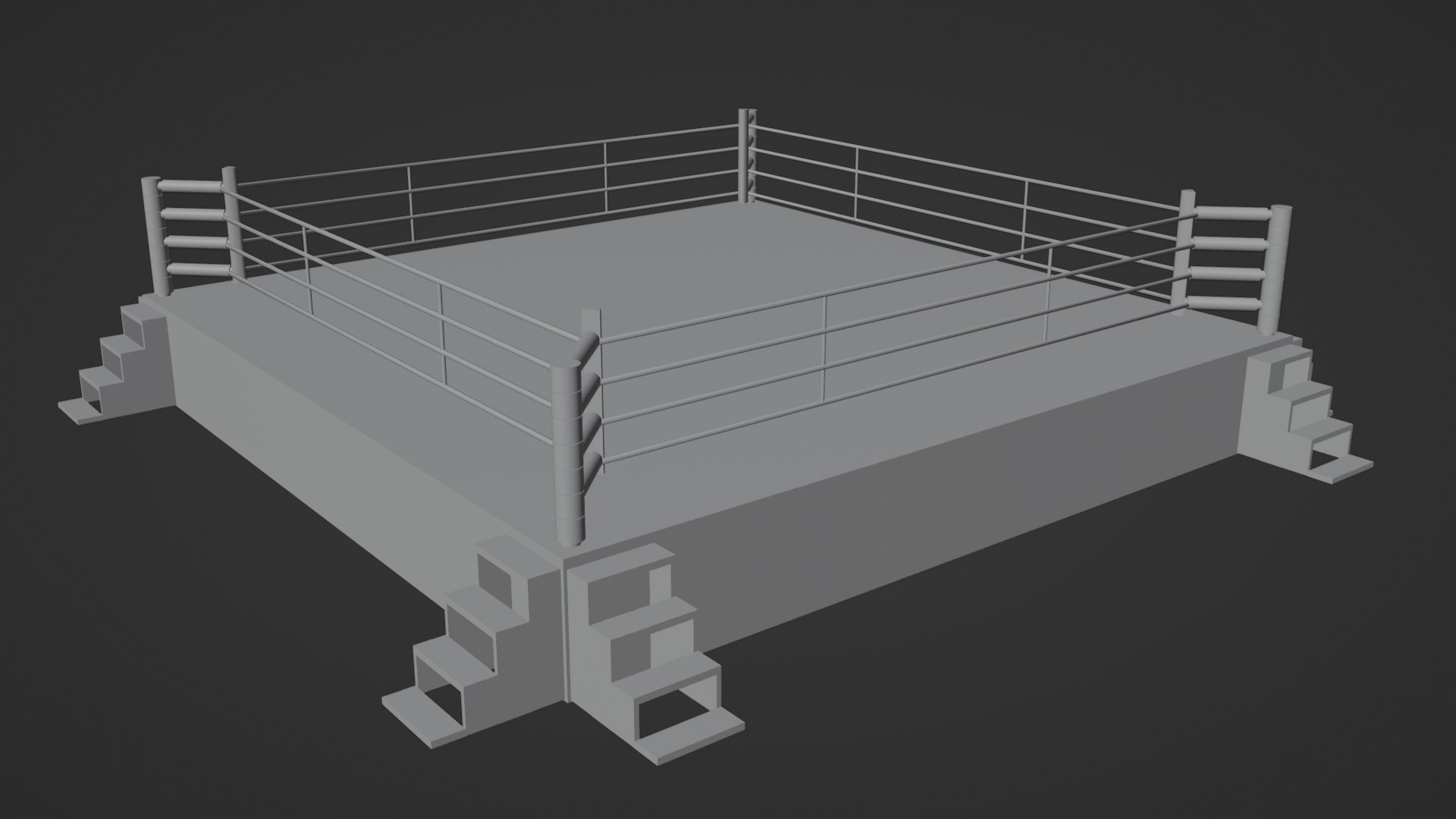 Boxing Ring 3D - TurboSquid 2162236