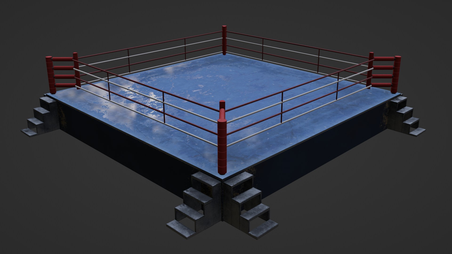 Boxing Ring 3D - TurboSquid 2162236