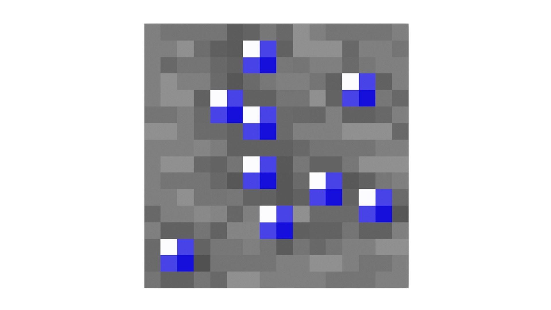 Minecraft Sapphire 3D - TurboSquid 2414929