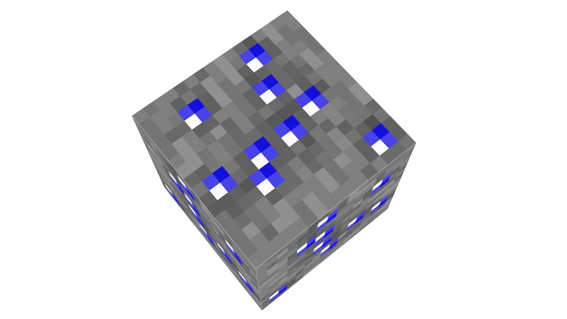 Minecraft Sapphire 3D - TurboSquid 2414929