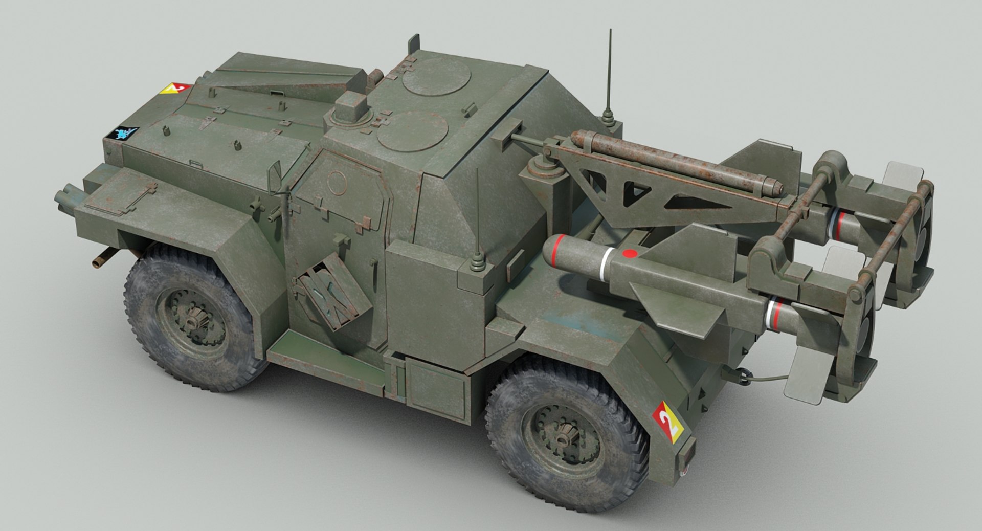 British Humber Hornet Malkara Model - TurboSquid 1196130
