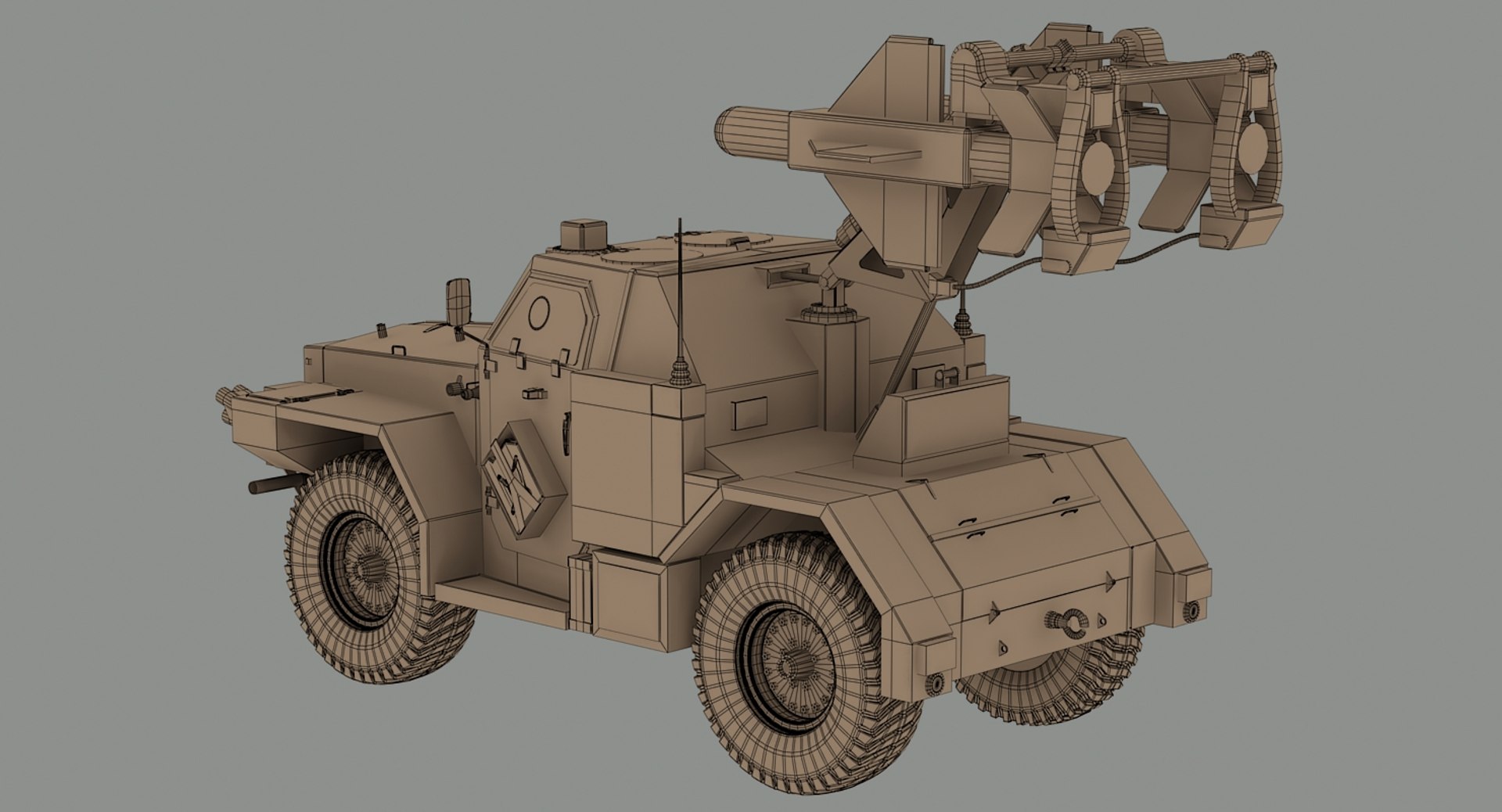 British Humber Hornet Malkara Model - TurboSquid 1196130