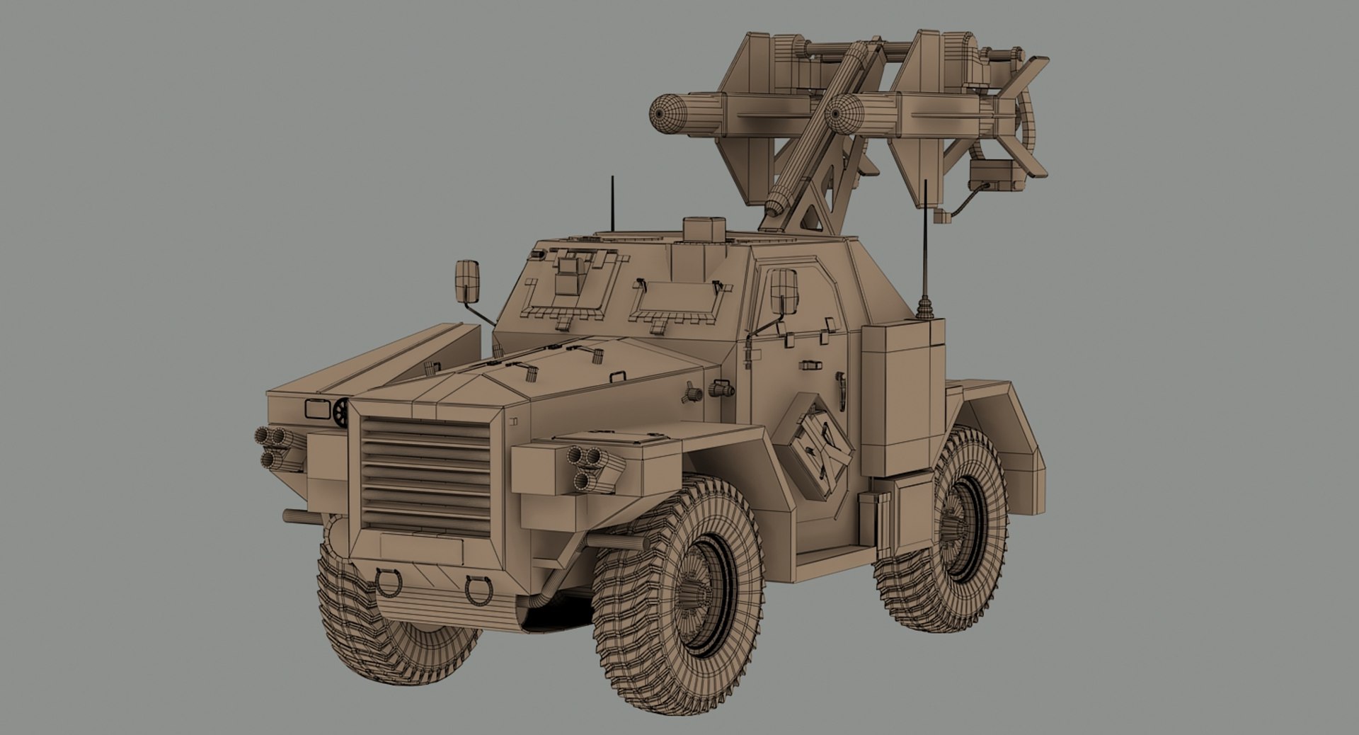 British Humber Hornet Malkara Model - TurboSquid 1196130