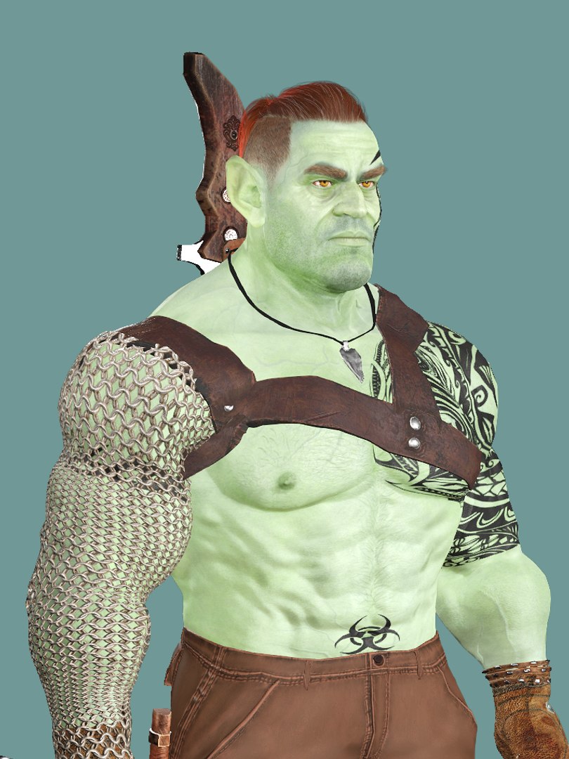 Realistic Rigged Warrior Man Character 3D Model 3D Model - TurboSquid ...