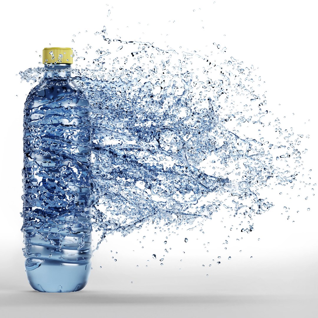 3D Bottle Splashes - TurboSquid 2011129