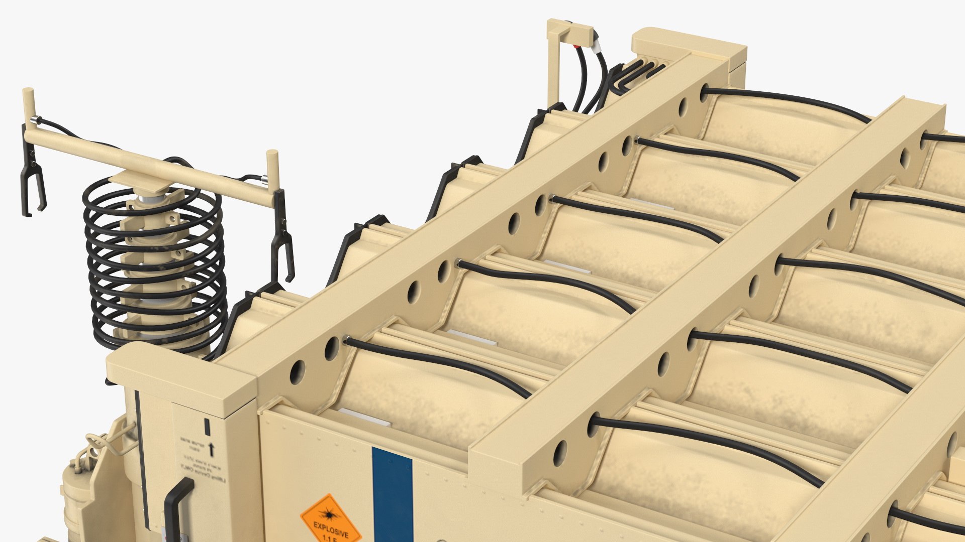 Iron Dome Mobile Air Defense System Folded Position 3D Model ...