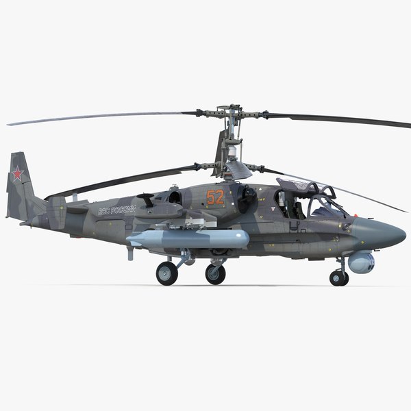 Atak śmigłowca KA52 Black Shark Hokum A Rigged Model 3D - TurboSquid ...