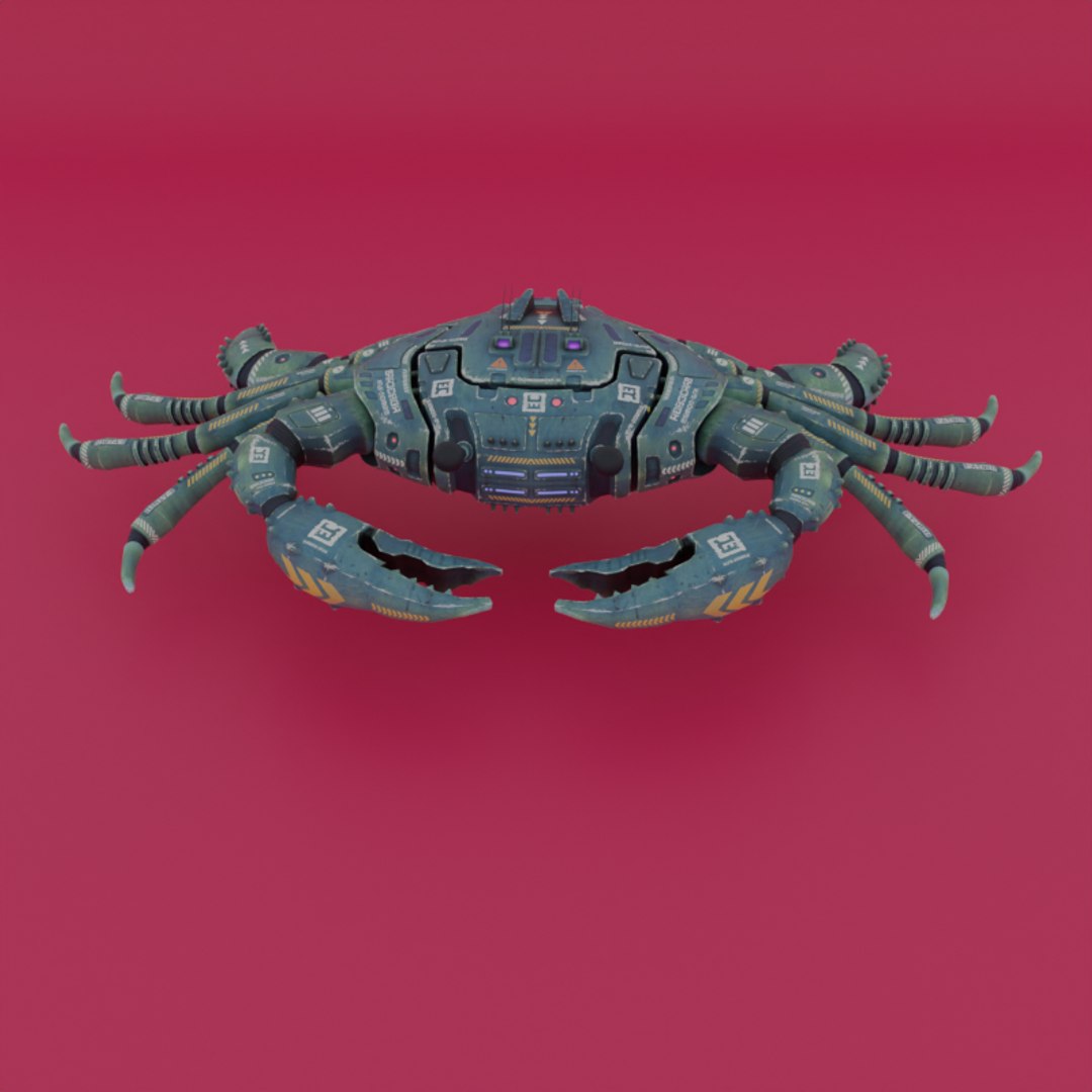 3D Model Robot Crap Game Ready - TurboSquid 2279596