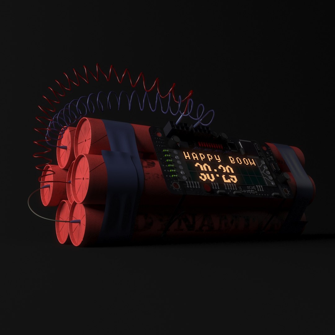 Happy Boom 3D Model - TurboSquid 1322822
