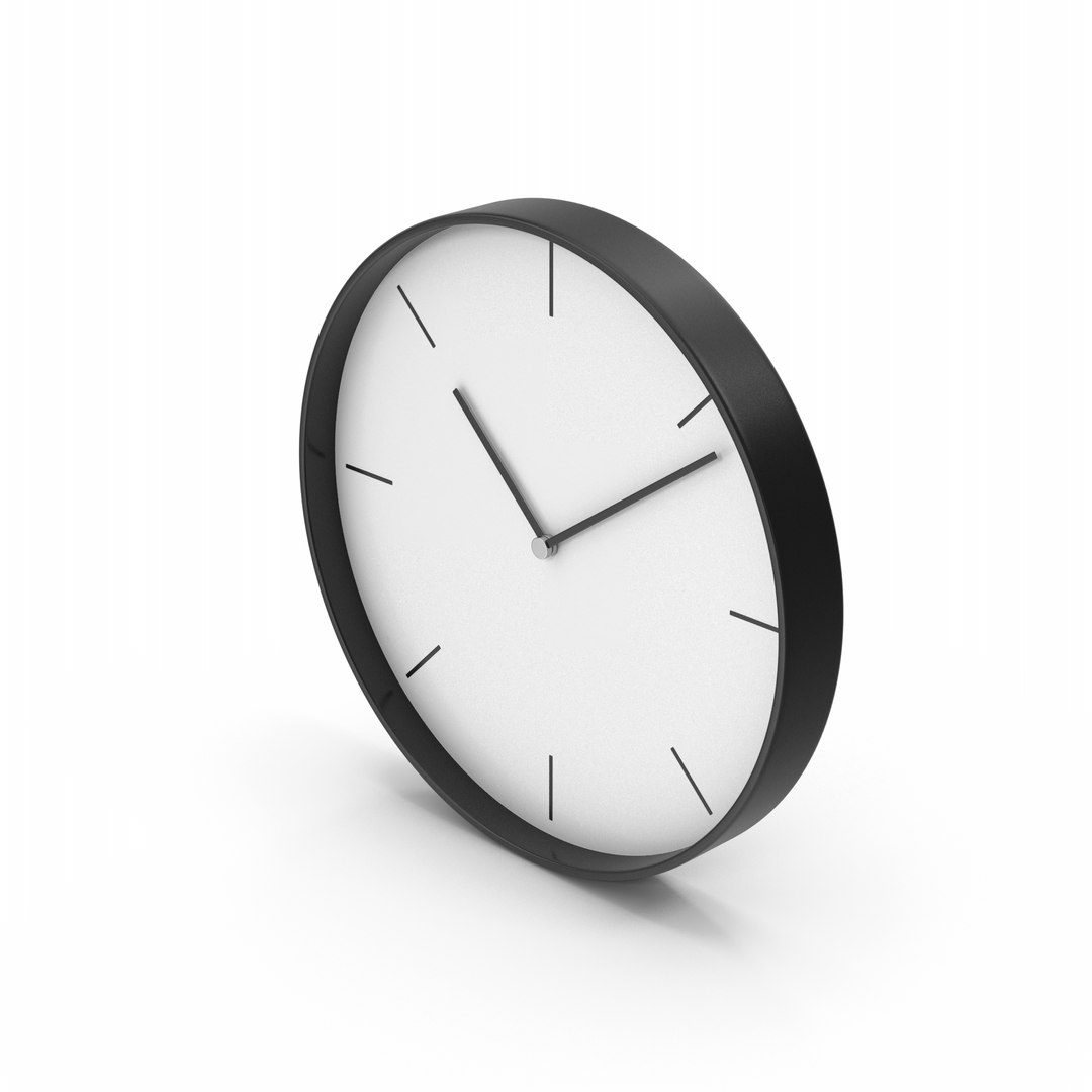 Wall Clock Model - TurboSquid 2186546