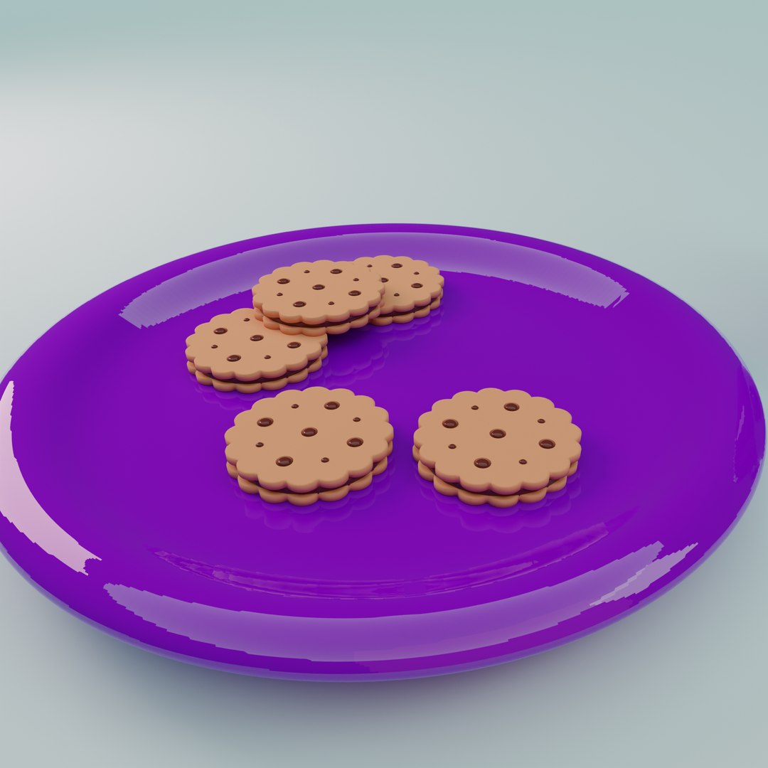 3D COOKIE BISCUIT - TurboSquid 1862338