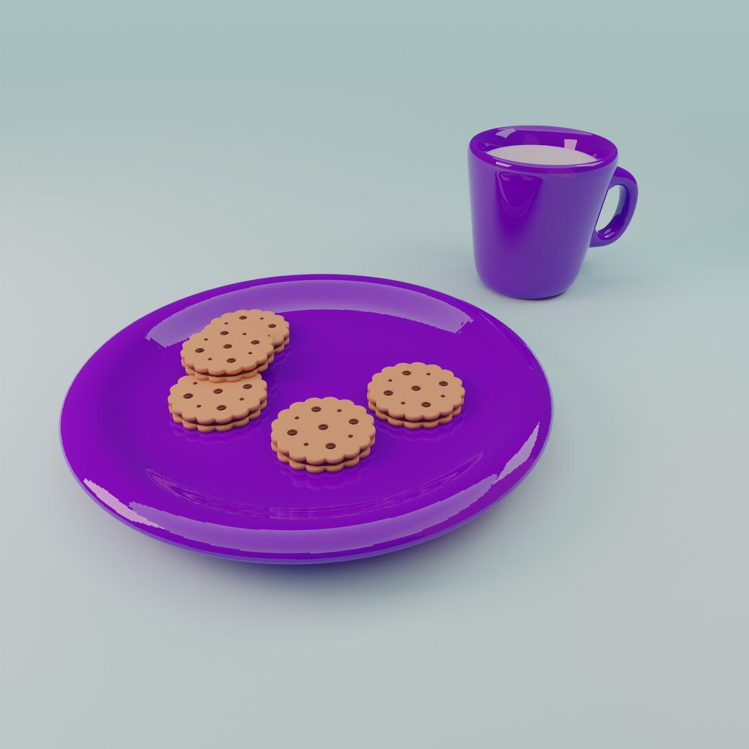 3D COOKIE BISCUIT - TurboSquid 1862338