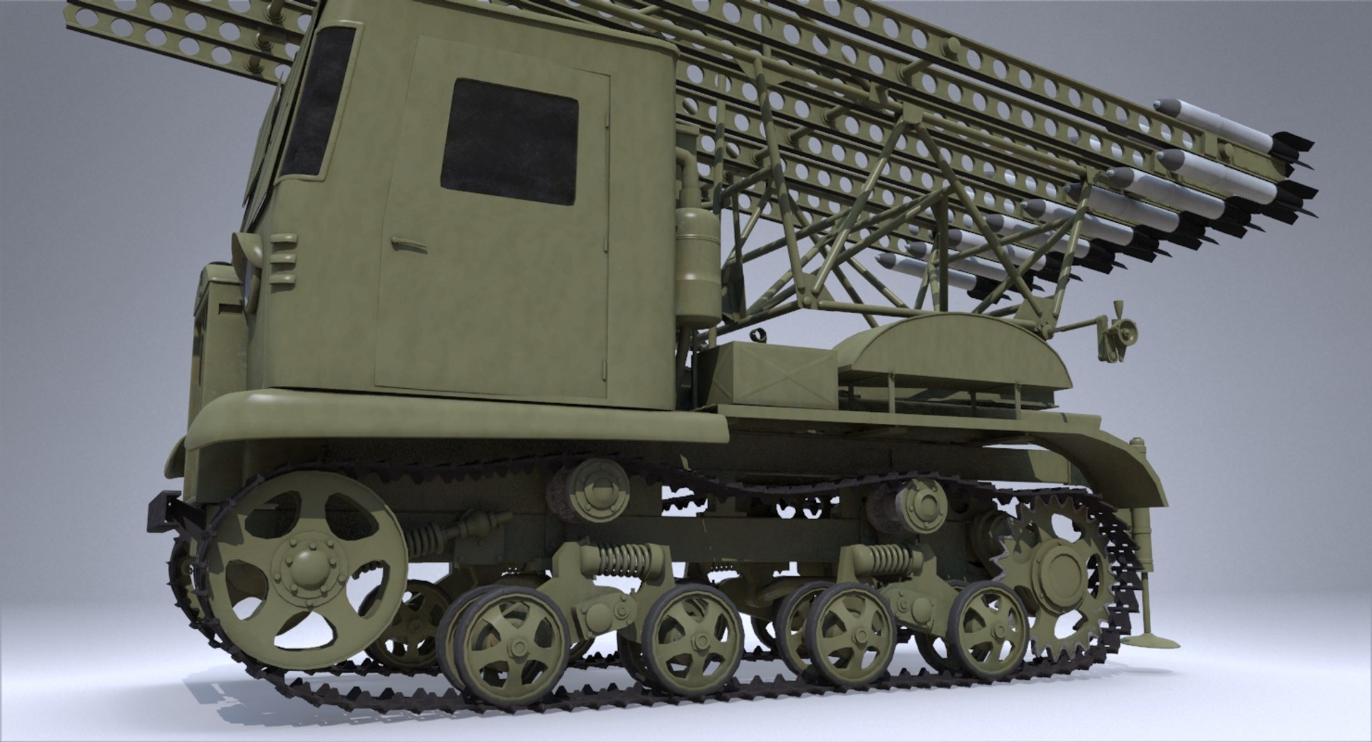 3d Soviet Katyusha Rocket Launcher