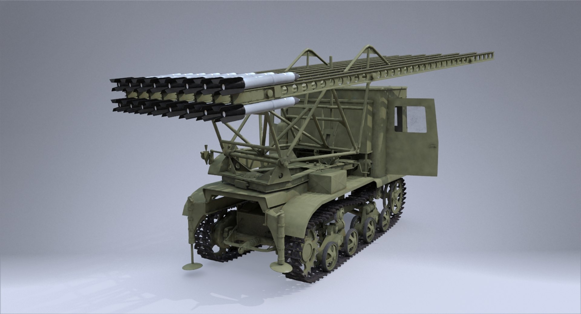 3d Soviet Katyusha Rocket Launcher
