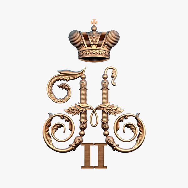 3D model Monogram Nikolas II - TurboSquid 1821843