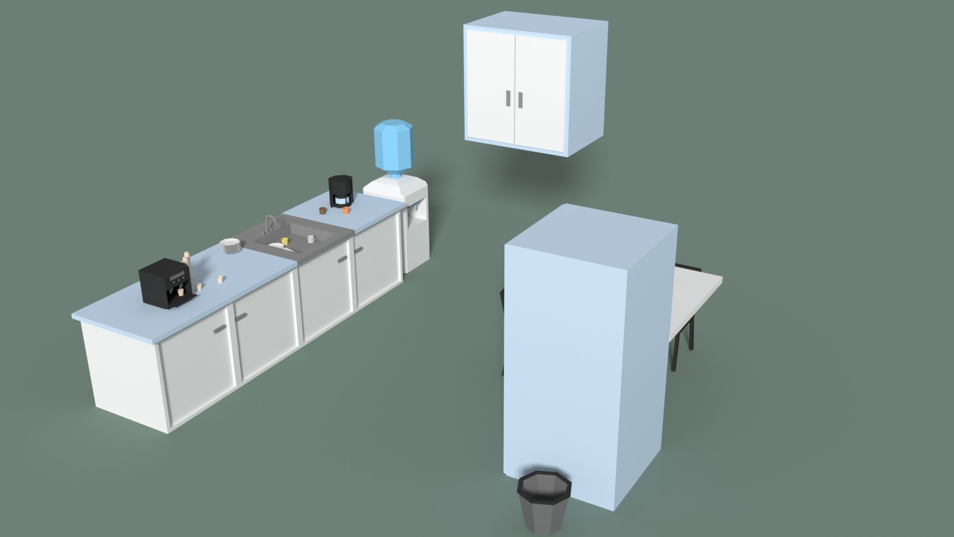 3D Kitchen Table Model - TurboSquid 1197502