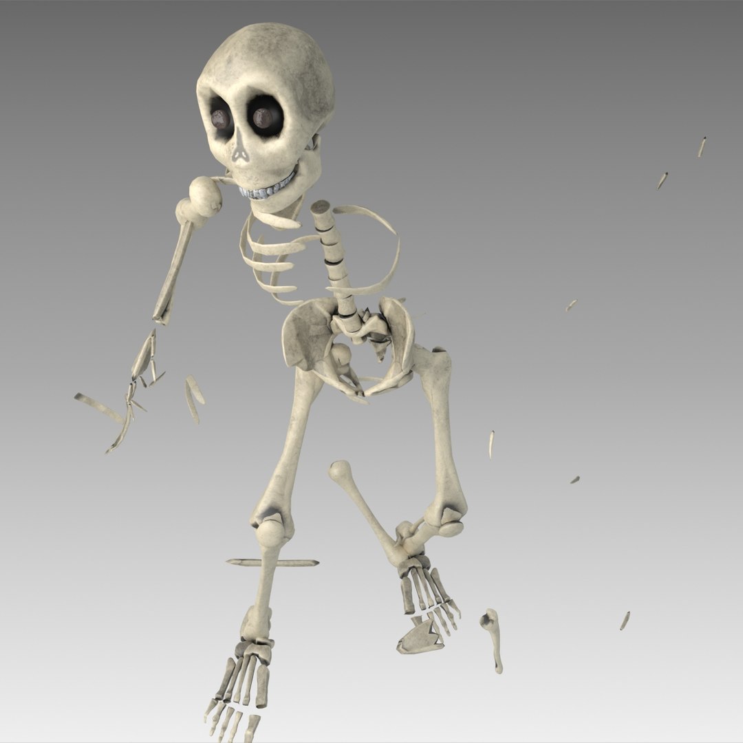 Skeleton Character 3D - TurboSquid 1263921