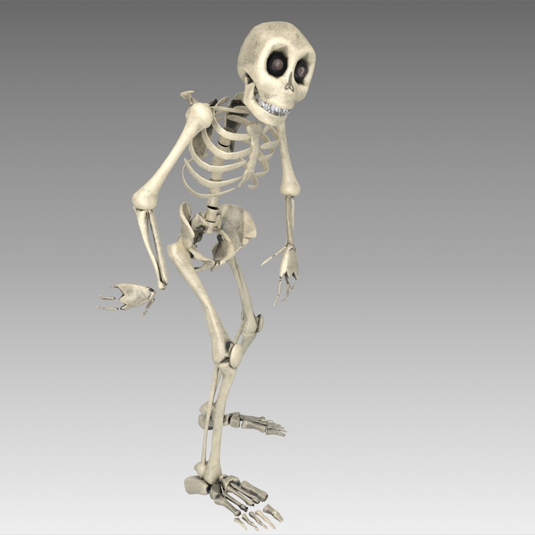 Skeleton Character 3D - TurboSquid 1263921