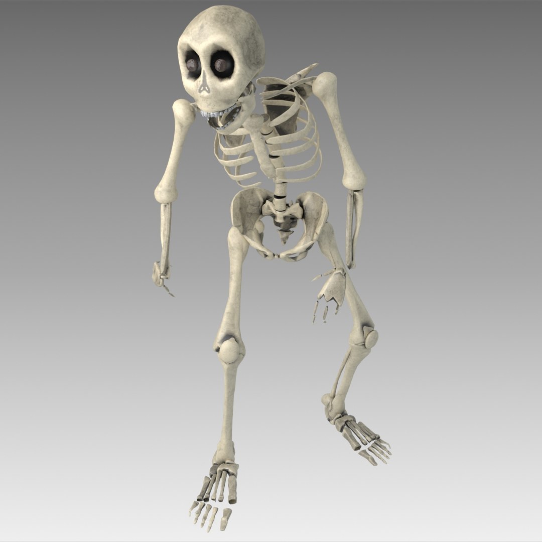Skeleton Character 3D - TurboSquid 1263921