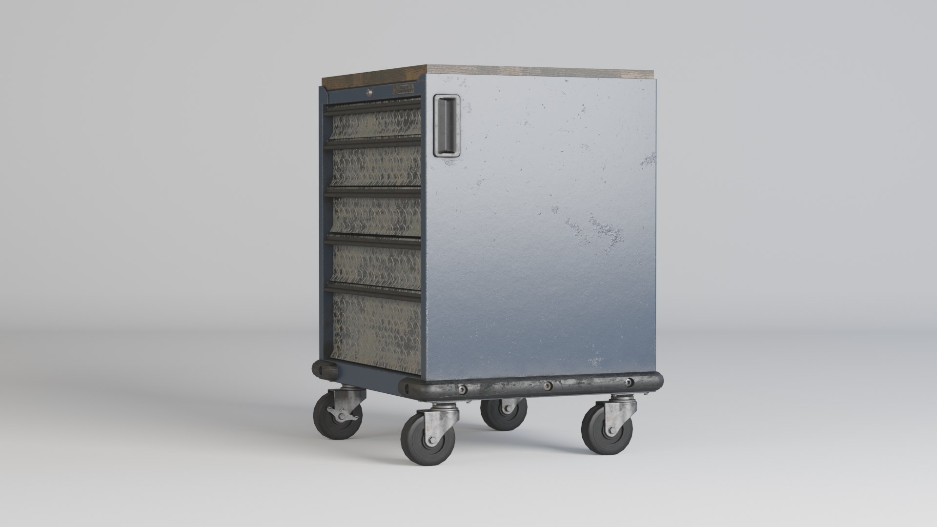 3D Model 5 Drawer Modular Tool Storage Cabinet 4 PBR - TurboSquid 1998389