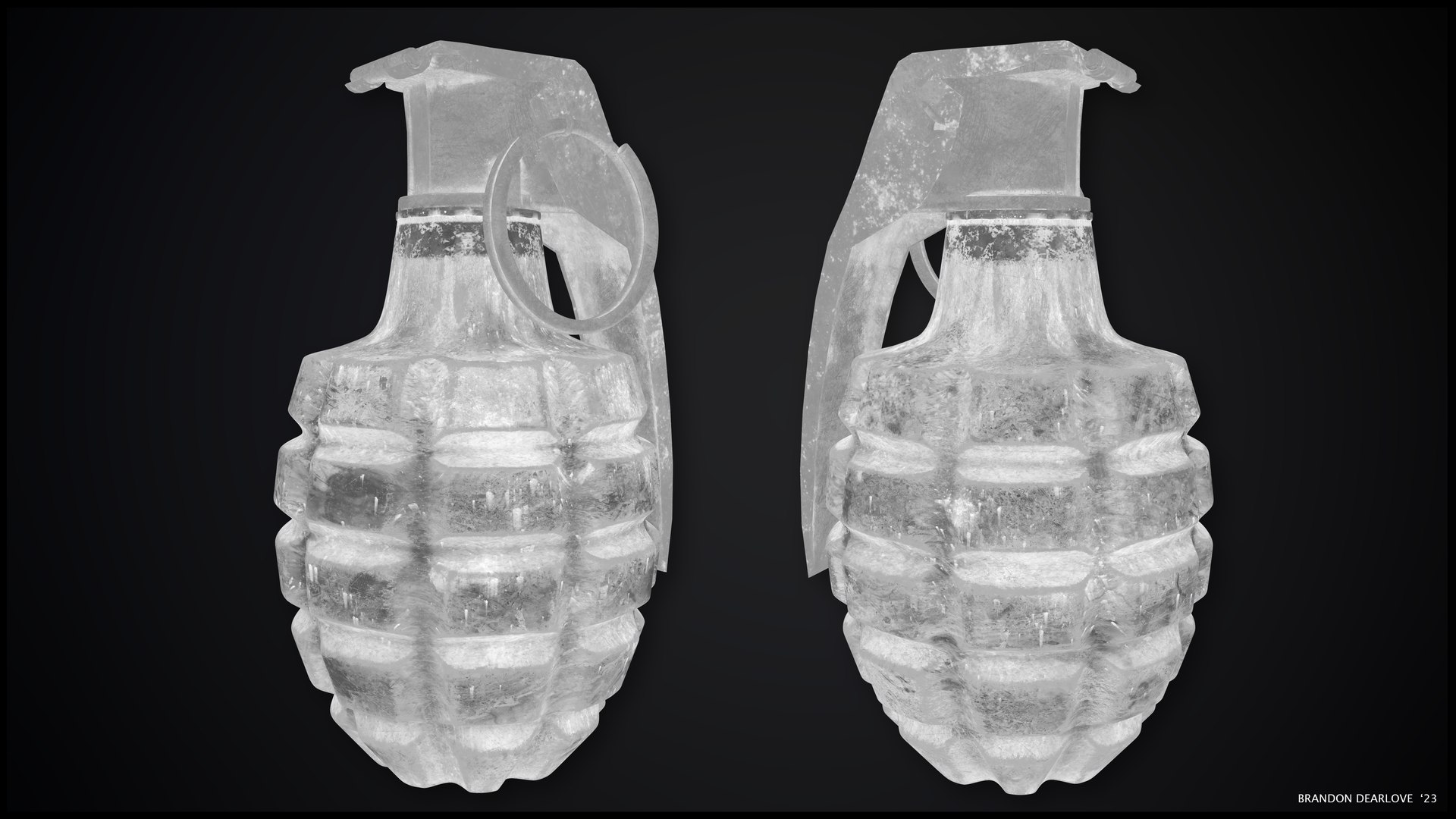 Fragmentation Grenade 3D - TurboSquid 2050861